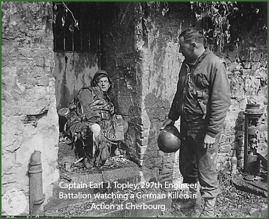 Addendum 297th Engineer Battalion - PFC Louis Stevens, first casualty