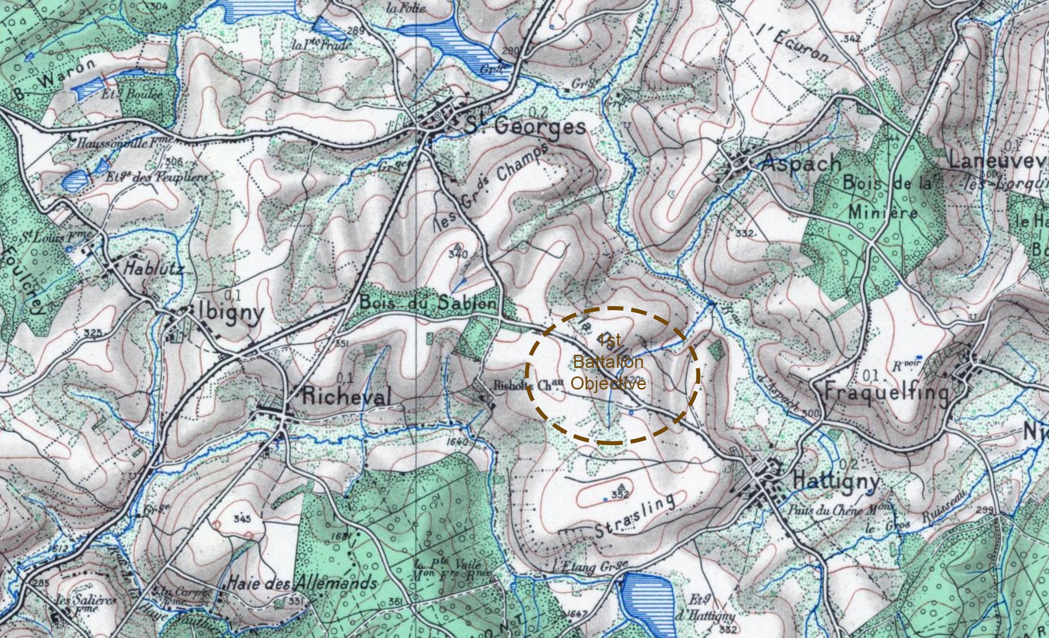 79th Infantry Division - Saverne Gap: Bois du Sablon an Obstacle